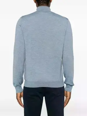 Tagliatore Long-sleeved Sweater - Blue