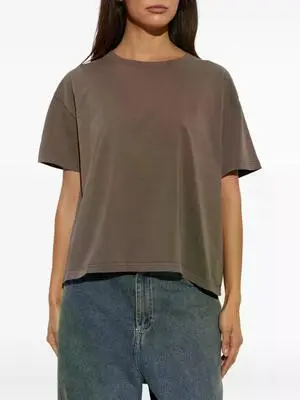 American Vintage Fizvalley Crewneck T-shirt - Brown