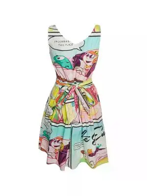 Moschino Printed Sleeveless Dress