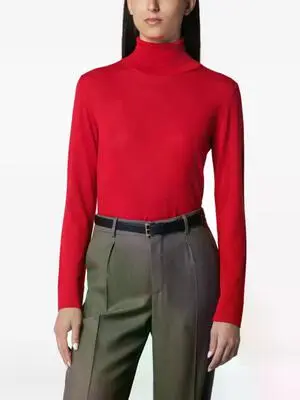 RÓHE Fine-knit Roll Neck Sweater