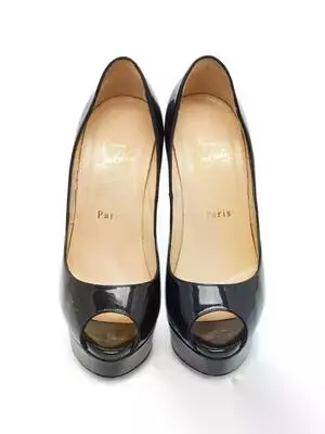 CHRISTIAN LOUBOUTIN Very Prive Peep-toe Pumps