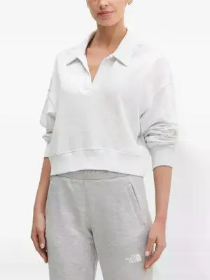 Dkny Logo-embroidered Dropped-shoulder Sweater