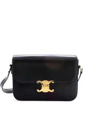 Celine Triomphe Shoulder Bag Smooth Calfskin Medium