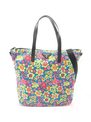 Prada Tessuto Printed Satchel