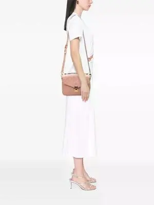 LOUIS VUITTON 2018 Monogram Empreinte Pochette Metis Satchel - Pink