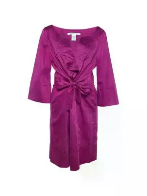 Diane Von Furstenberg Midi Faustine Pintuck Dress