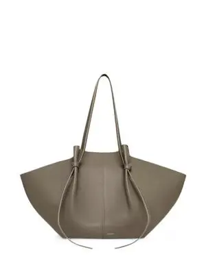 Yuzefi Large Mochi Pebble-grain Leather Shoulder Bag