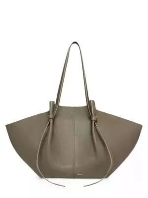Yuzefi Large Mochi Pebble-grain Leather Shoulder Bag