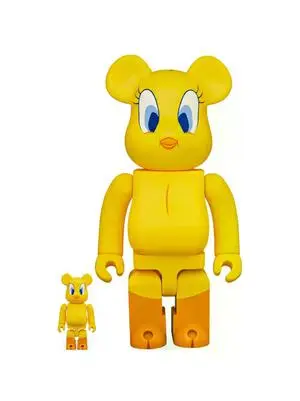 BE@RBRICK Looney Tunes Tweety Figurine - Yellow