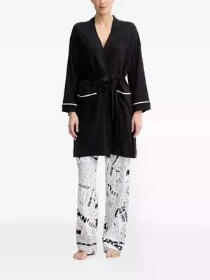 Dkny Tie-fastening Robe