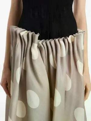 Khaite Polka-dot Skirt