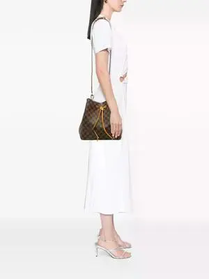 LOUIS VUITTON 2019 Damier Ebene Neonoe Mm Bucket Bag - Brown