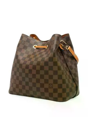 LOUIS VUITTON 2019 Damier Ebene Neonoe Mm Bucket Bag - Brown