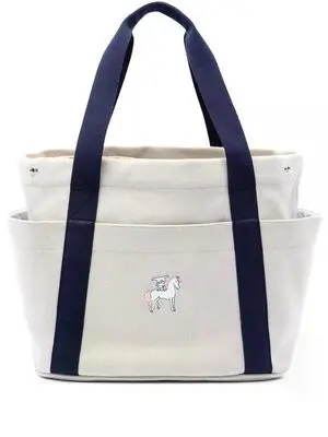 Hermès 2010-2026 Toile Cabriole Nappy Bag Tote Bag - White