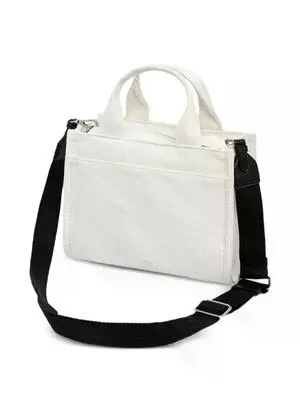 Dkny Logo-print Canvas Tote Bag - White