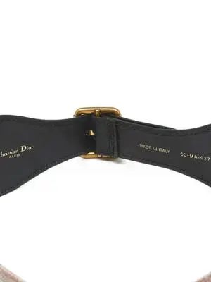 Dior 2020 Logo-embroidered Buckle Belt