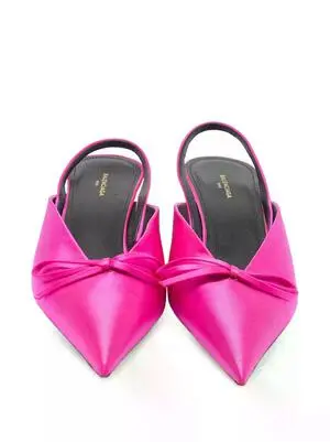 Balenciaga Knife Bow Slingback Pumps