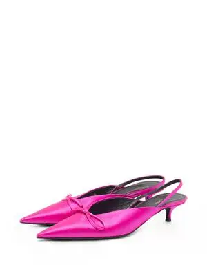 Balenciaga Knife Bow Slingback Pumps