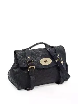 Mulberry Alexa Python-embossed Satchel Bag