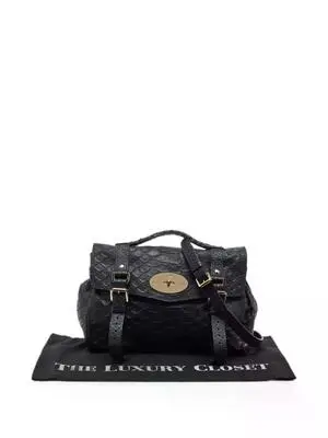 Mulberry Alexa Python-embossed Satchel Bag