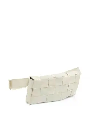 Bottega Veneta Cassette Intreccio Belt Bag - White
