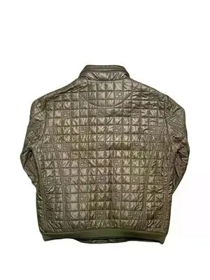 Fendi Bomberthin Techno Grigio Quilted Bomber Jacket
