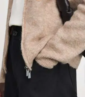 Barena Venezia Alpaca-blend Zip-up Cardigan
