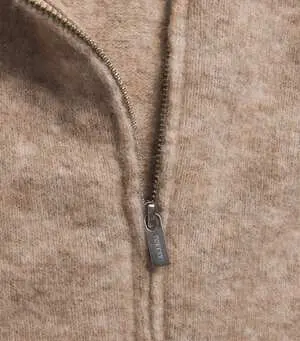 Barena Venezia Alpaca-blend Zip-up Cardigan