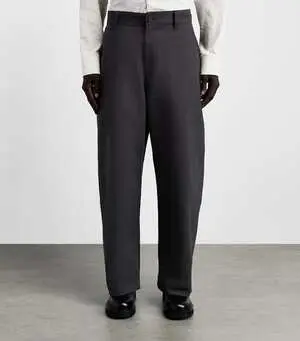Studio Nicholson Cotton Barrel-leg Trousers