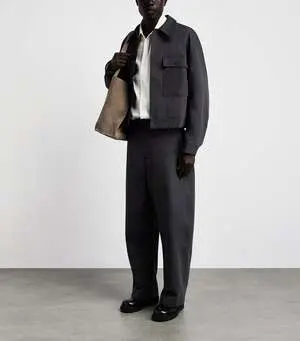 Studio Nicholson Cotton Concealed Placket Overshirt