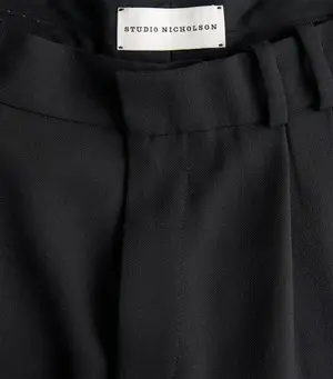 Studio Nicholson Double Pleated Barrel-leg Trousers