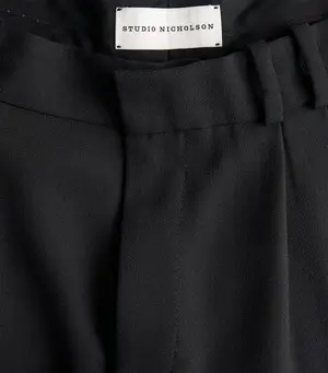 Studio Nicholson Double Pleated Barrel-leg Trousers