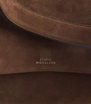 Studio Nicholson Suede Shiboru Shoulder Bag