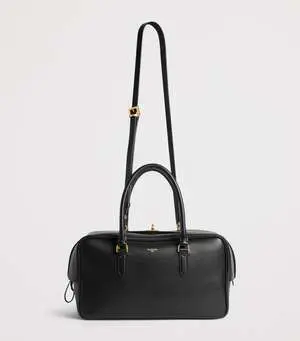 Balenciaga Lambskin Le 7 Bowling Bag