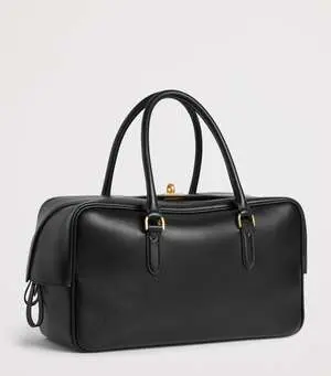 Balenciaga Lambskin Le 7 Bowling Bag