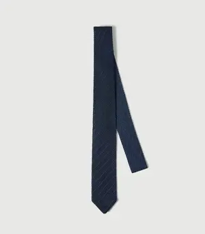 Brunello Cucinelli Silk Knitted Striped Tie