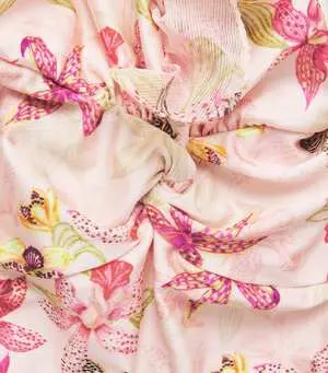 PatBO Ruffled Orchid Bloom Swimsuit