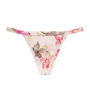 PatBO Orchid Bloom Bikini Bottoms - Pink
