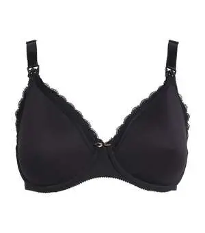 Chantelle Lace-trim Maternity Bra - Black