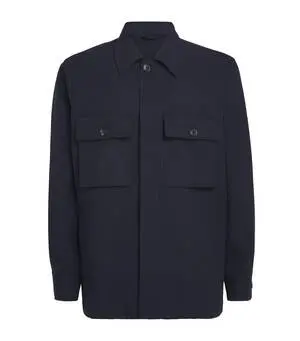Paul Smith Worsted Wool Overshirt