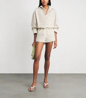 Faithfull The Brand Linen Check Angelo Shirt