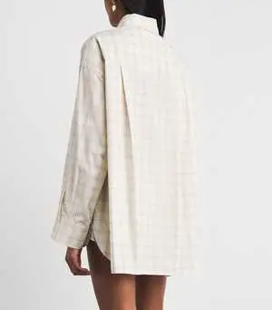 Faithfull The Brand Linen Check Angelo Shirt