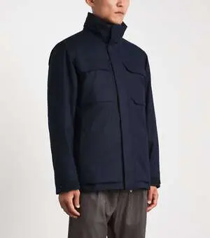 Sease Laminated Virgin Wool-cashmere Field Jacket