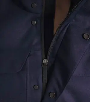 Sease Laminated Virgin Wool-cashmere Field Jacket