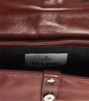 VIVIENNE WESTWOOD Leather Hazel Treasure Clutch Bag