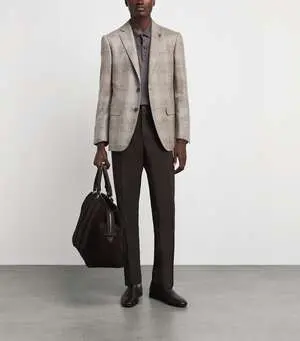 Pal Zileri Cashmere Check Blazer