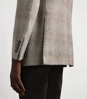 Pal Zileri Cashmere Check Blazer
