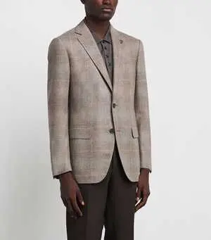 Pal Zileri Cashmere Check Blazer