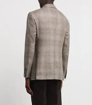 Pal Zileri Cashmere Check Blazer