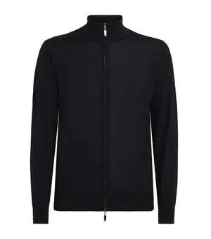 Pal Zileri Wool Zip-up Cardigan